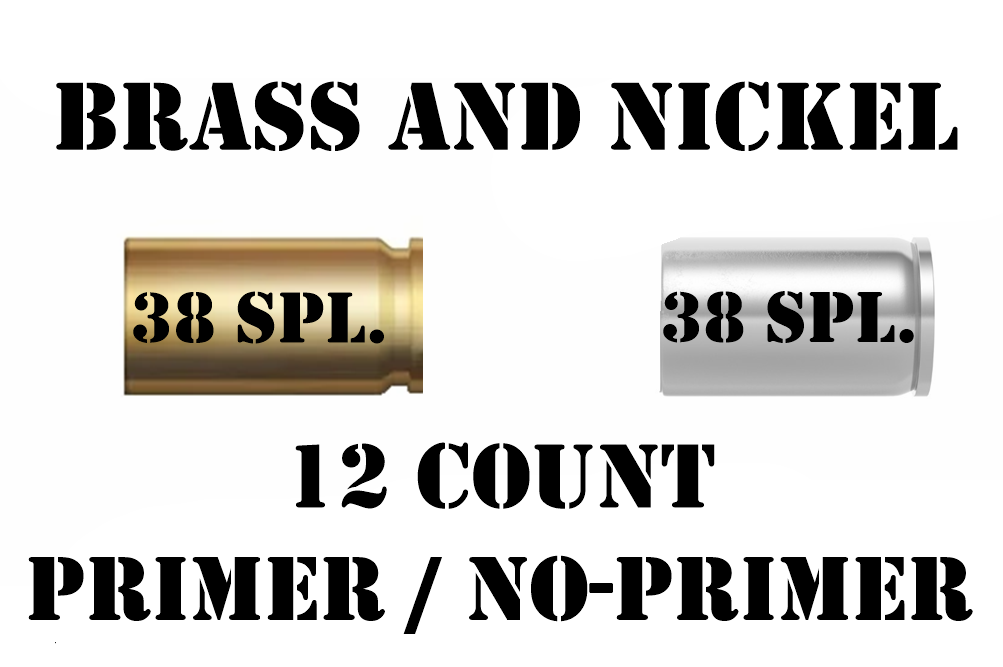 Brass & Nickel 38 SPECIAL - Bargain Casing Slices | SingleShotSlices